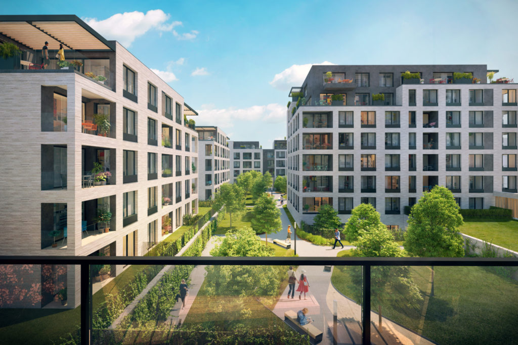 Rezidenční projekt Rezidence Silver Port má hrubou stavbu ...